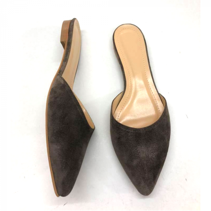 Saboti dama din piele intoarsa Calista Brown