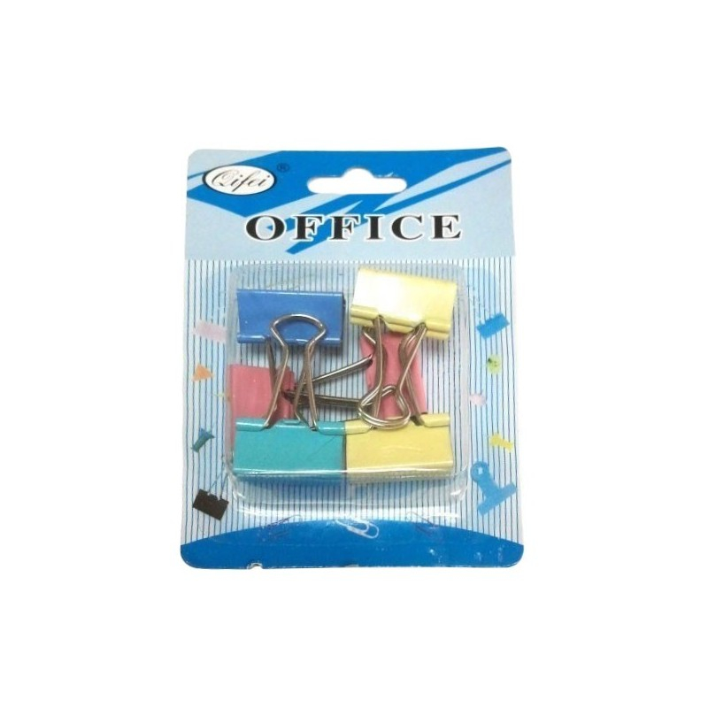 Clipsuri metalice Office Cover 25 mm, 6 buc