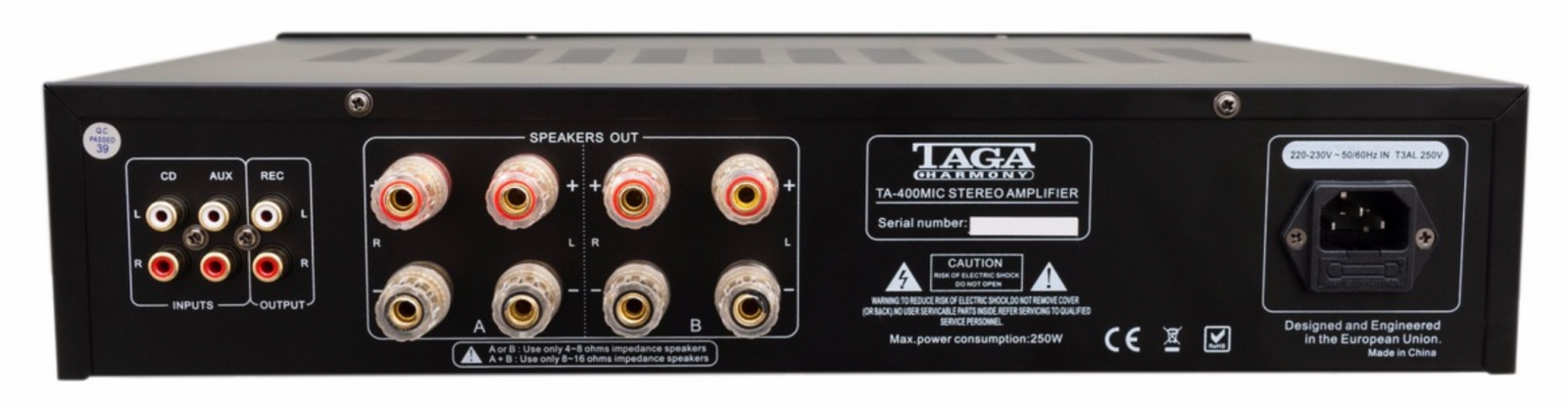 Amplificator stereo Taga Harmony TA-400 MIC la Avshop.ro
