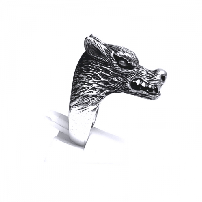 Inel argint 925 cap de lup IBI0024_182 - BeSpecial
