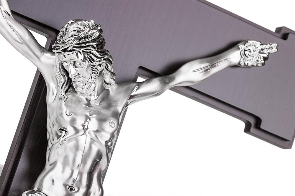 Cruce Argint Iisus Hristos Valenti - Made in Italy