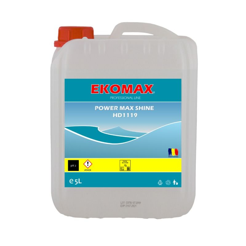 Power Max Shine agent de limpezire pentru masina de spalat vase 5 L