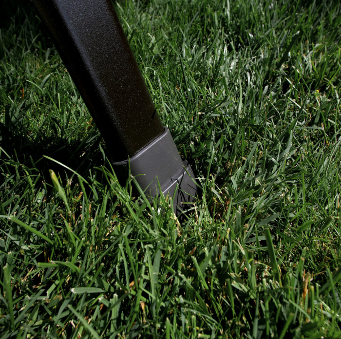 Balansoar gradina, 3 locuri, maro, ratan sintetic, 201x122x182 cm | Bratcorom