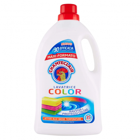 Chanteclair detergent lichid color 1750ml, 35 de spalari