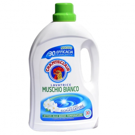Chanteclair detergent lichid muschio bianco, 30 de spalari