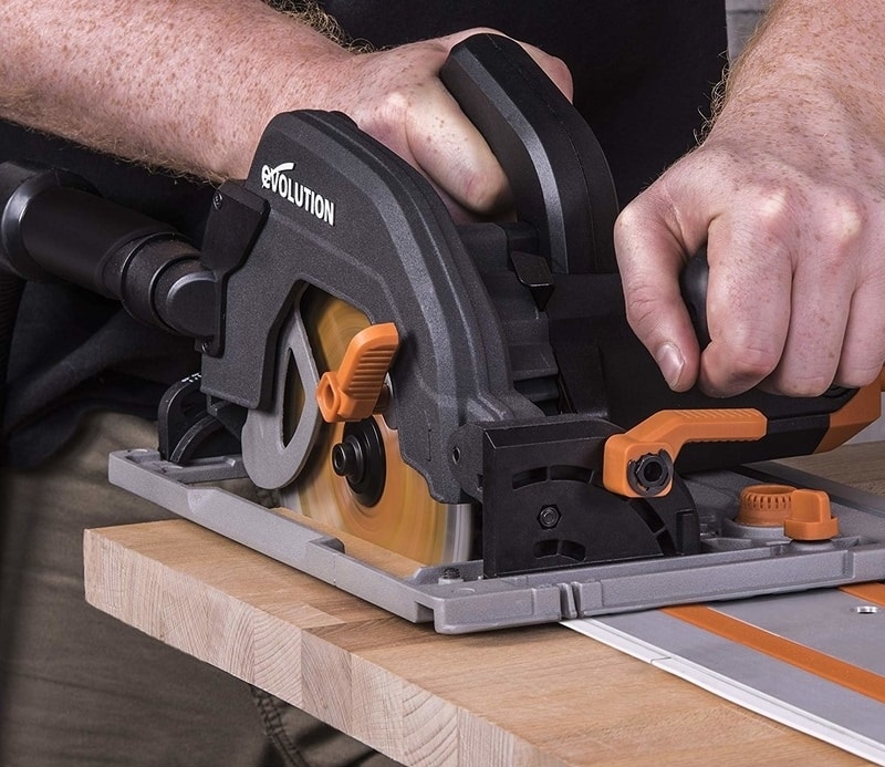 Fierastrau circular de mana cu sina de ghidaj R185CCSX EU Evolution ...