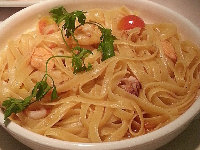 Tagliatelle cu Creveti