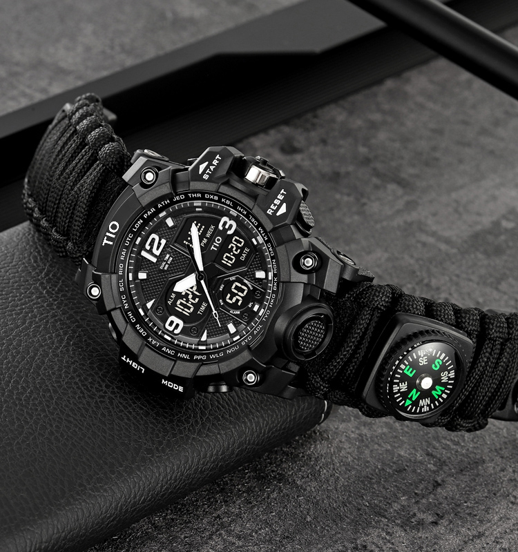 Ceas barbatesc de mana, Tio, Supravietuire, Cremene foc, Busola ...