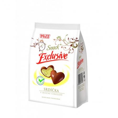 Inimi Extrudate In Ciocolata Cu Lapte 90g