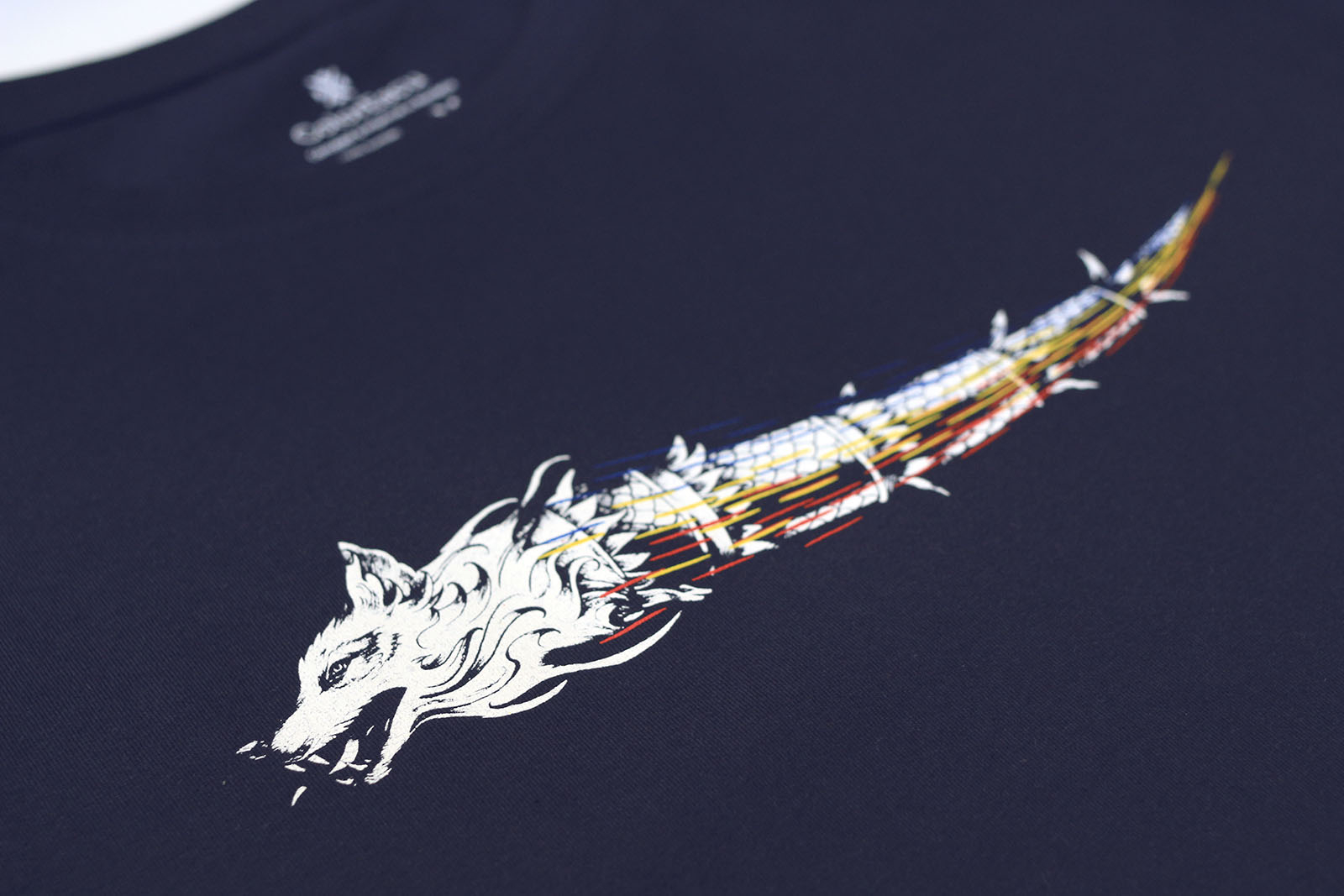 Tricou Lupul Dacic tricolor, ideal pentru cadou, bărbat