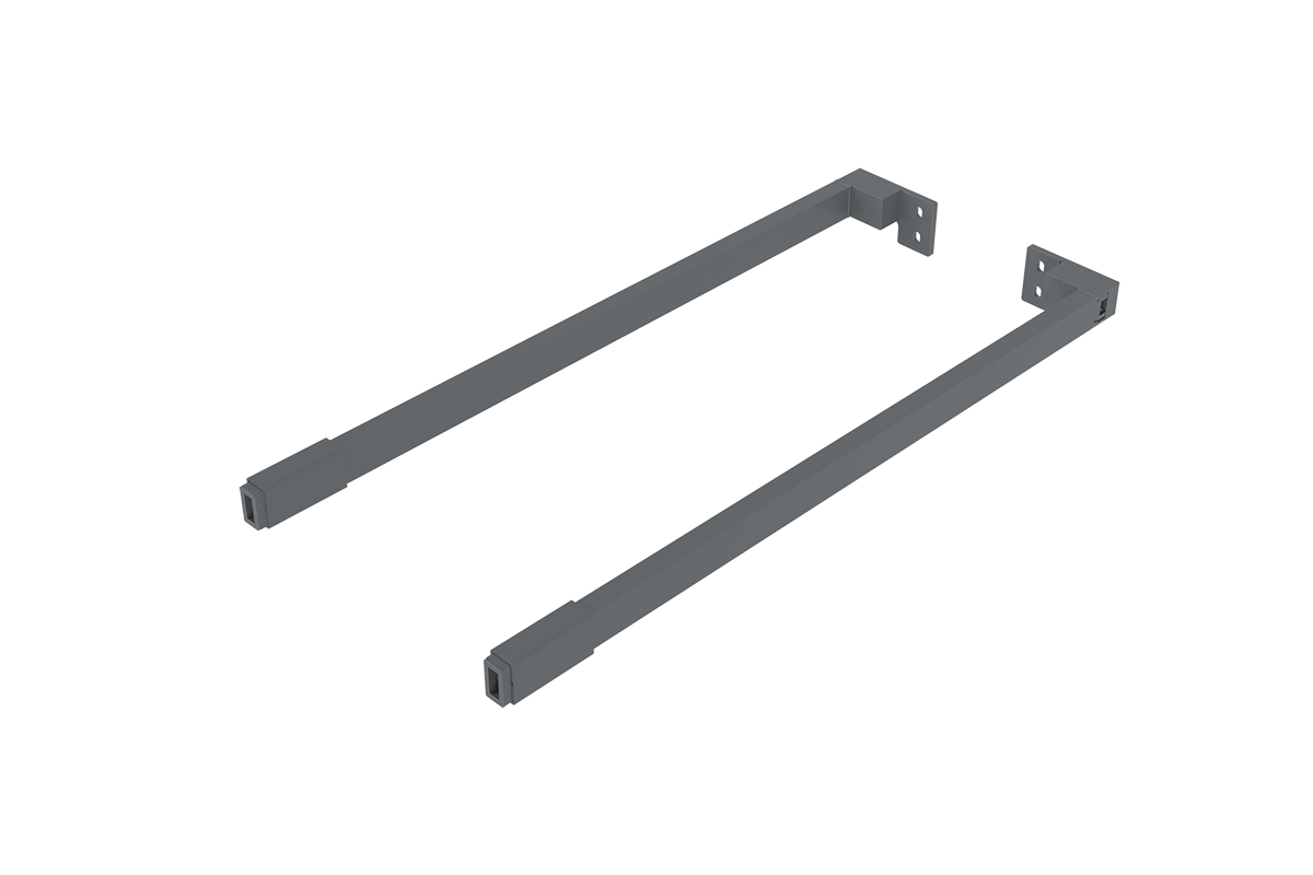 Set lonjeroane sertar AxisPro 400 mm, antracit - Concris