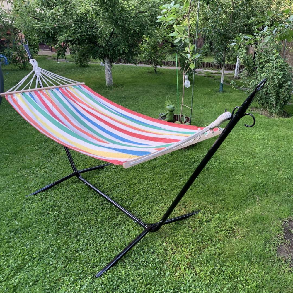 Suport pentru hamac, VivaTechnix VMD-1013, dimensiune 287 x 98 x 134 cm ...