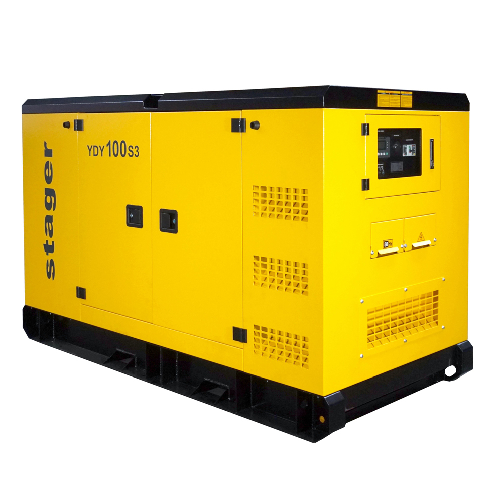 Generator de curent insonorizat, trifazat Stager YDY100S3, 100 kVA ...