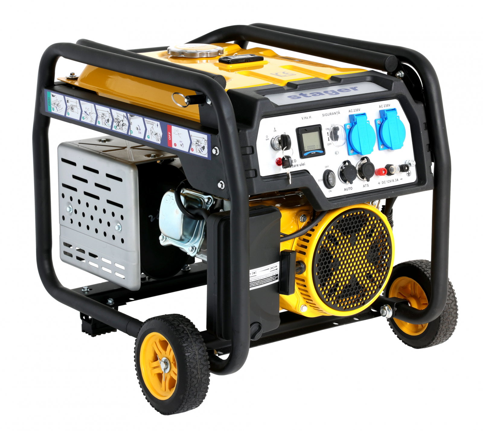 Generator de curent monofazat Stager FD 3600ER Automatic G2, 3 kW, AVR ...
