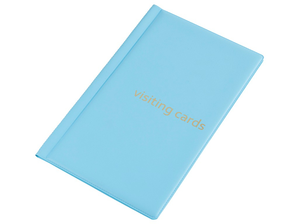 Mapa pentru 60 carti de vizita, Bleu