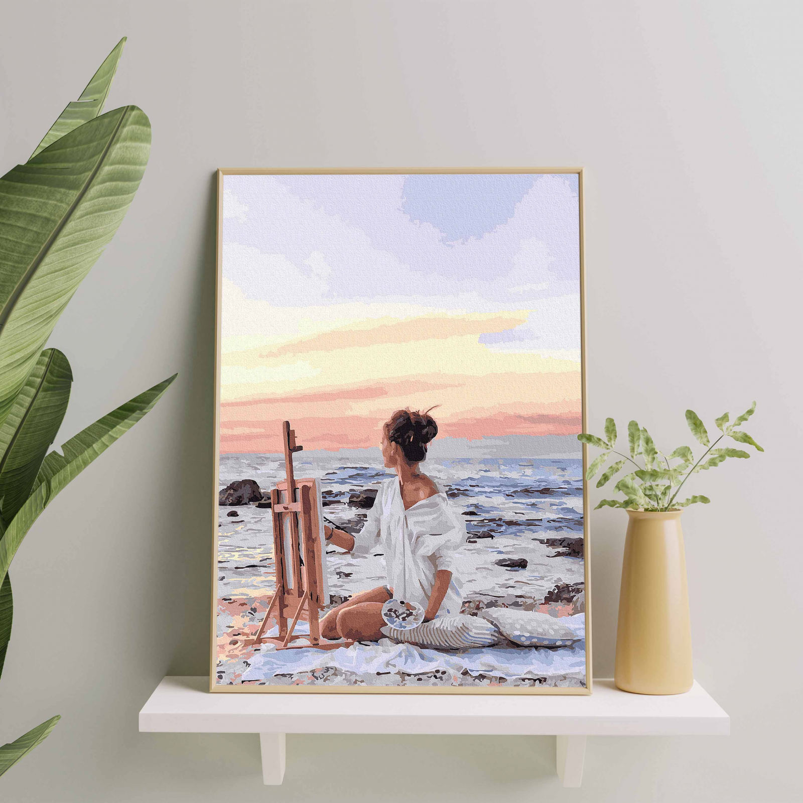 Pictand marea, 40x50 cm I Picturi pe Numere I dego.ro