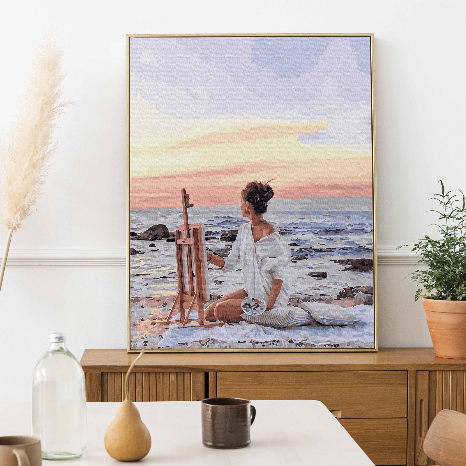 Pictand marea, 40x50 cm I Picturi pe Numere I dego.ro