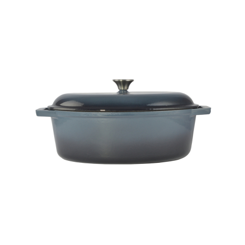 OALA DIN FONTA EMAILATA 26 cm CU CAPAC, 5,2 L