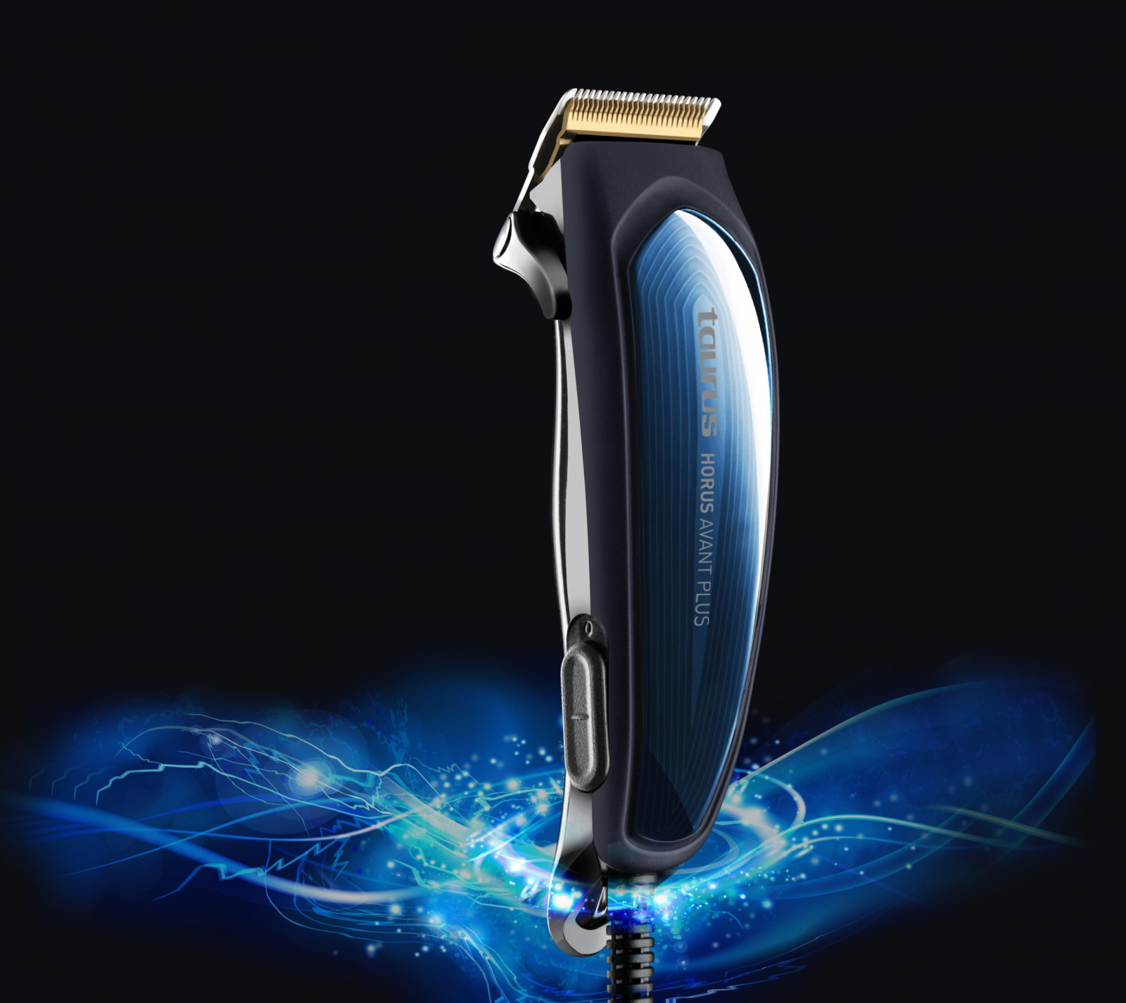 Aparat de tuns Taurus Horus Avant Plus, 15 accesorii, Cutit titanium, 6 ...