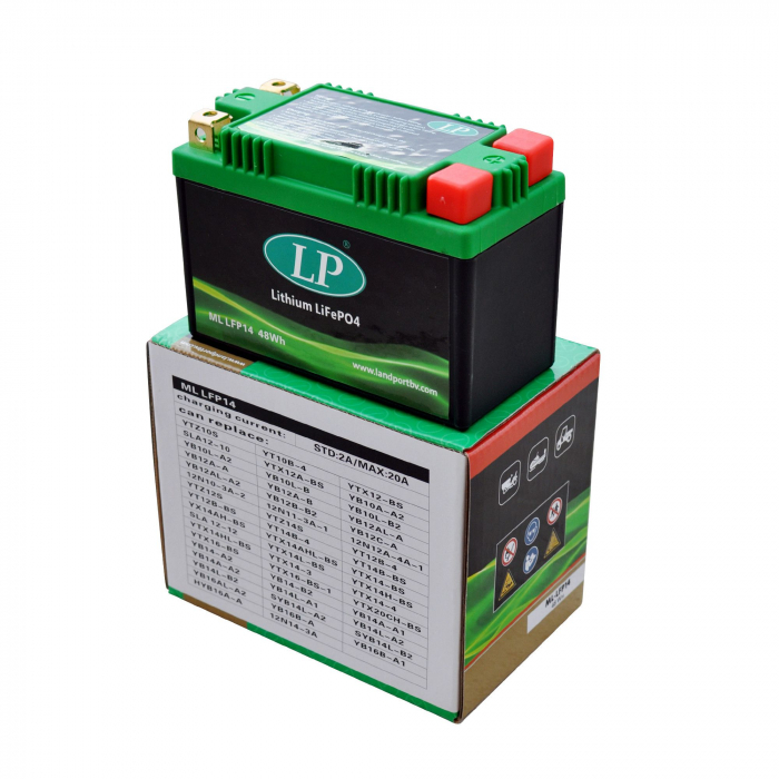 Acumulator Moto LandPort Li-Ion LiFePO4 12V 48 Wh 240A LFP14 | E ...