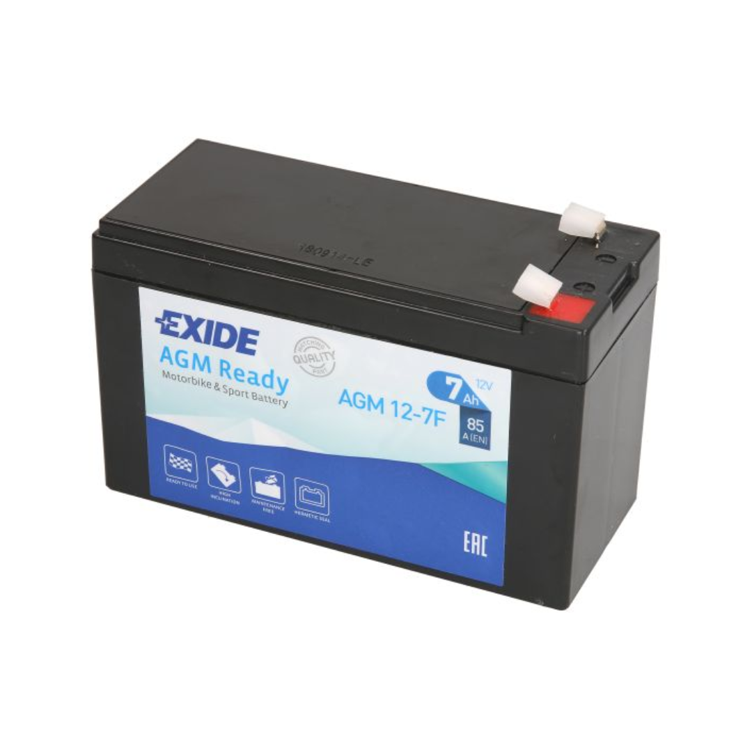 Acumulator Moto Exide AGM Ready 12V 7 Ah 85A AGM12-7F | E-Acumulatori