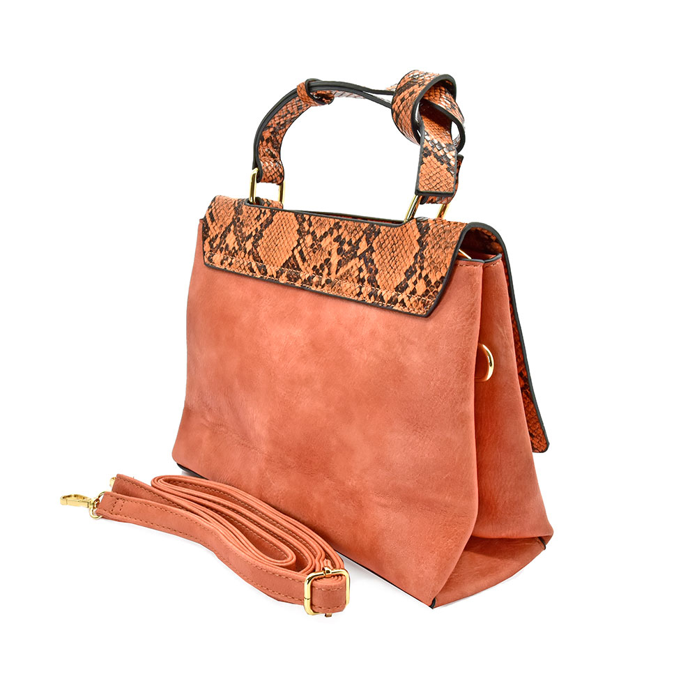 Poseta De Dama Siena Din Piele Ecologica Piersica ️ e-CADOU