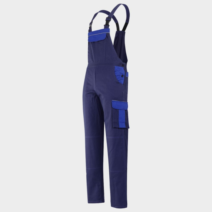Pantaloni salopeta cu pieptar Stenso ASIMO, 100% bumbac, 240 gr/mp