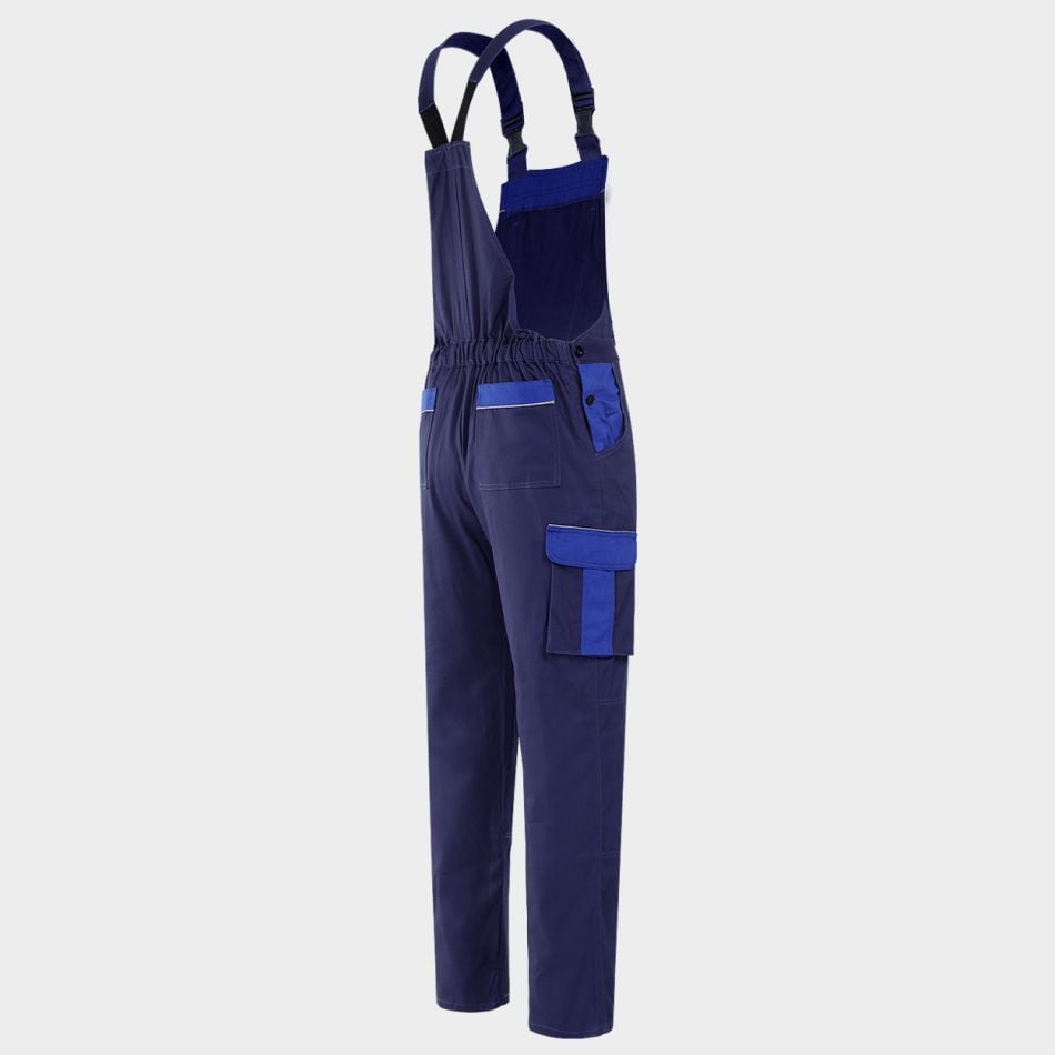 Pantaloni salopeta cu pieptar Stenso ASIMO, 100% bumbac, 240 gr/mp