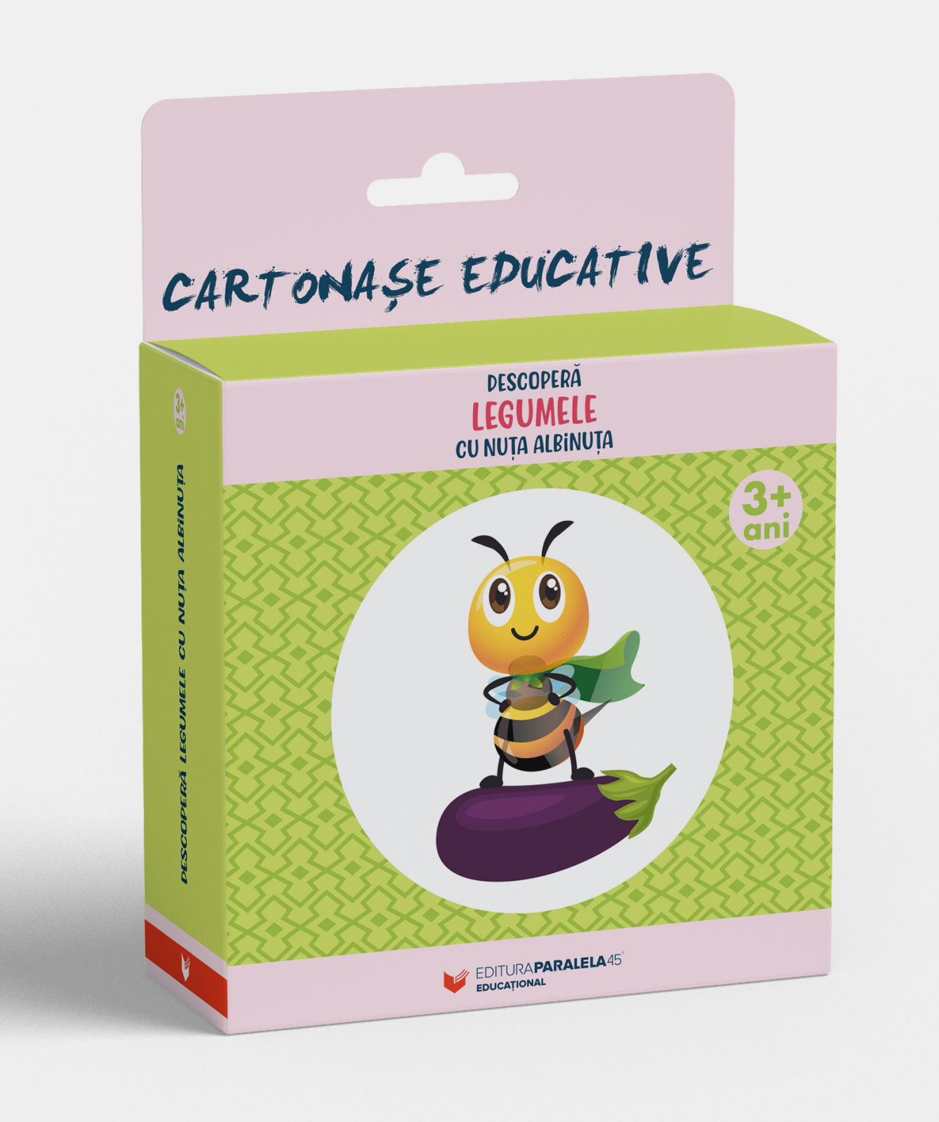 Descopera legumele cu Nuta Albinuta. 12 cartonase educative