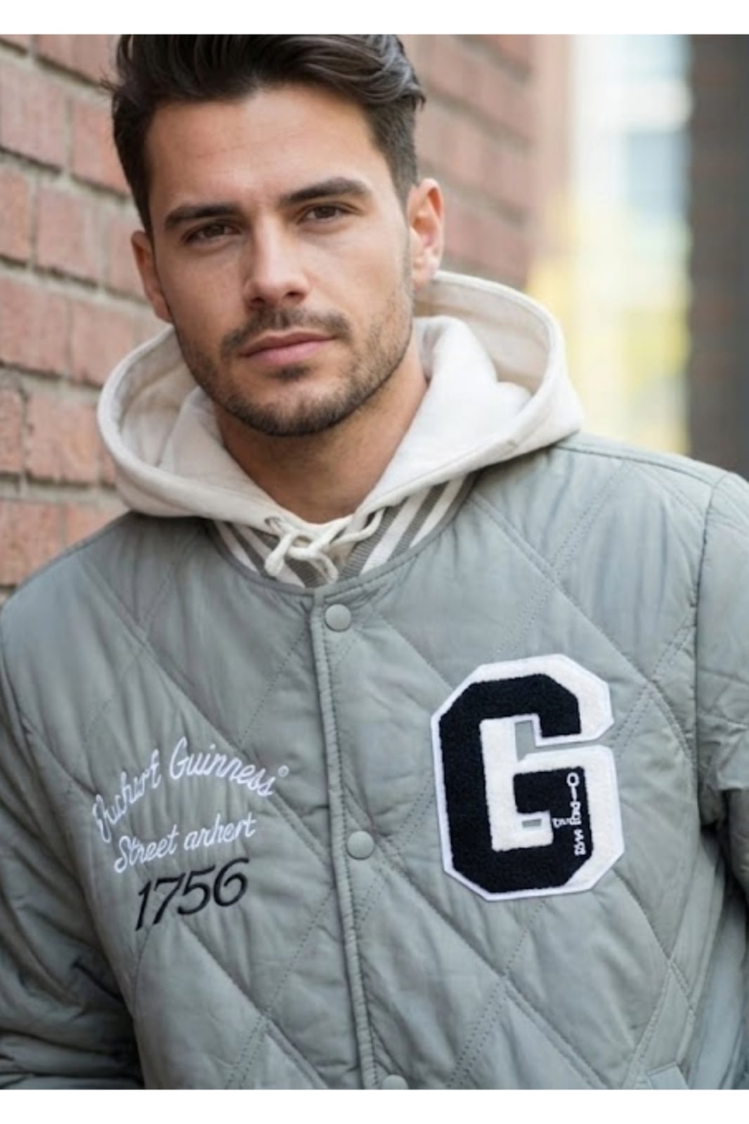 Jacheta Bomber Matlasata de Toamna-primavara cu Gluga din Material si ...