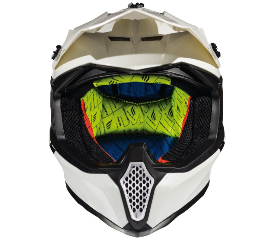 Casca Enduro/MX MT Falcon Solid A0 White