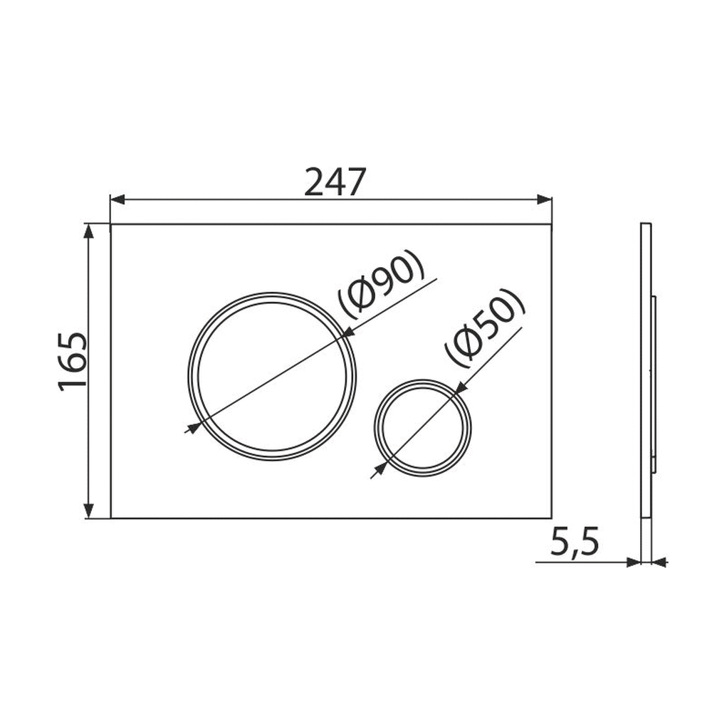 Set rezervor wc incastrat cu set fixare si clapeta neagra cu detalii ...