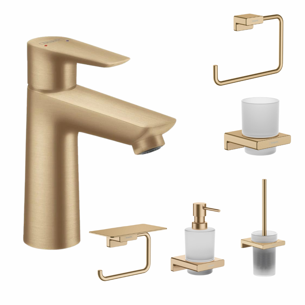 Set baterie lavoar si accesorii baie | Baie moderna & design unic