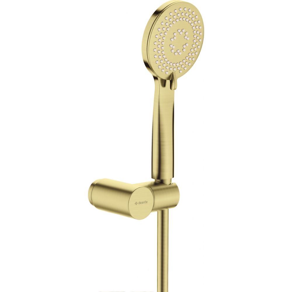 Set dus auriu periat cu para, furtun de dus si suport para Deante ...