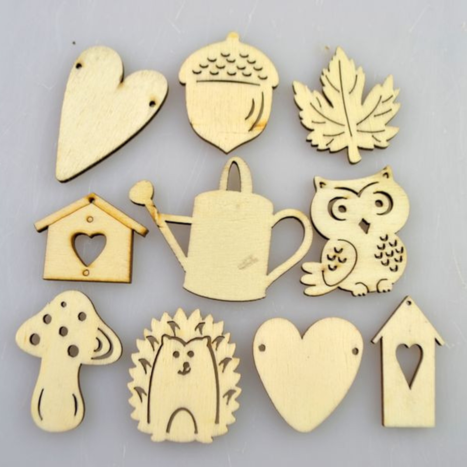 Set figurine din lemn - Toamnă ACH 355793 Lasercut Wodden Figures