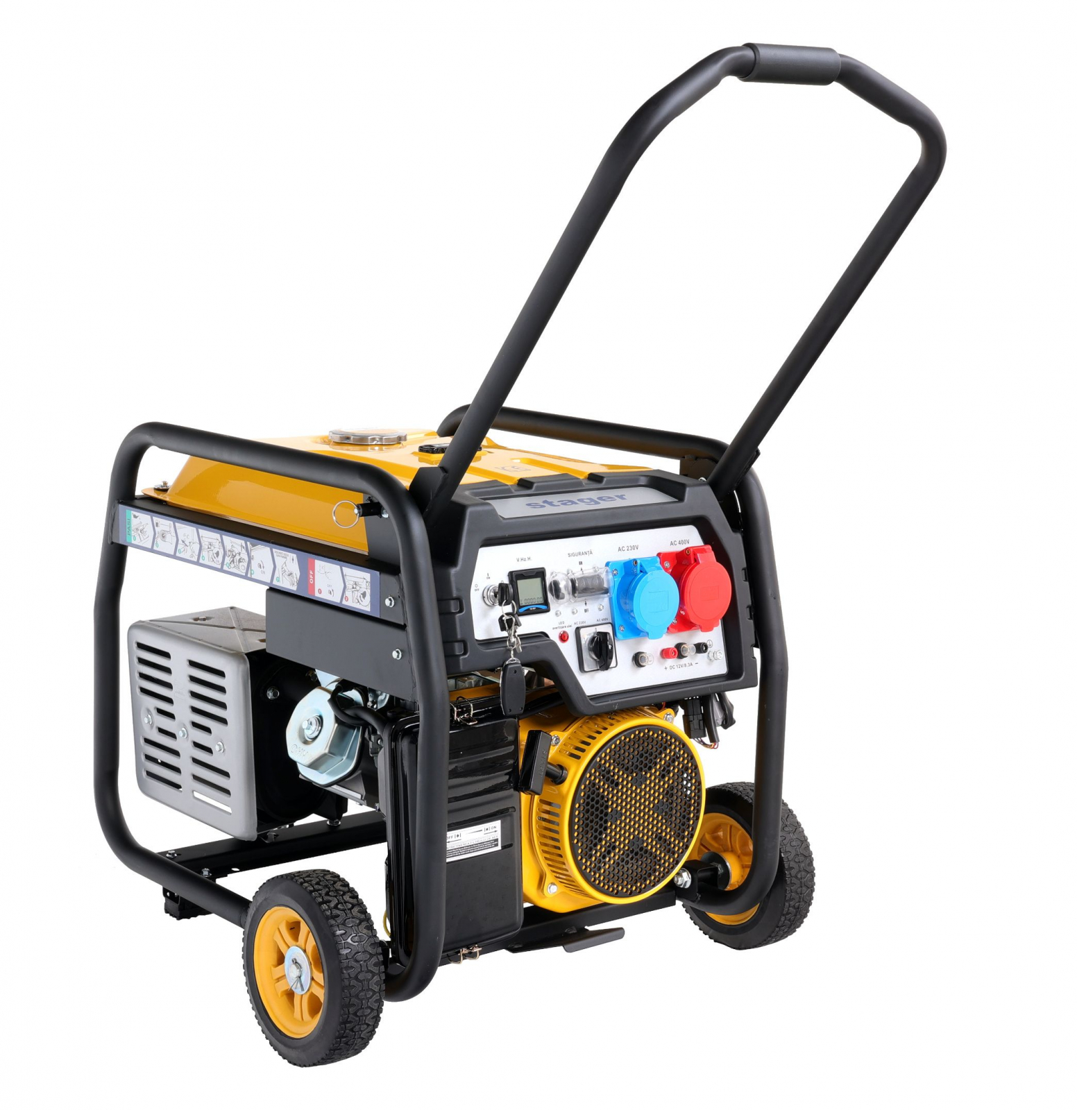 Generator open frame Stager FD 10000ER-E3R Automatic, 8.5 kW, monofazat ...
