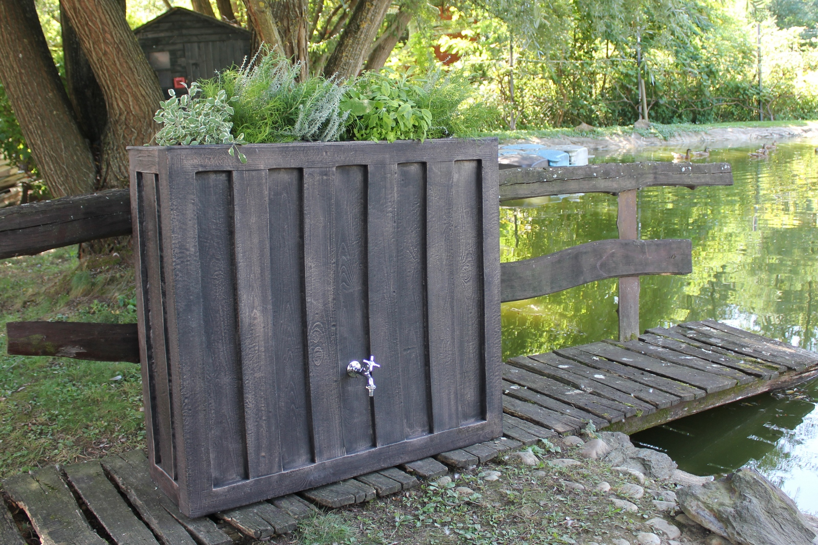 RAIN BOX 4in1, Colector apă de ploaie 300l