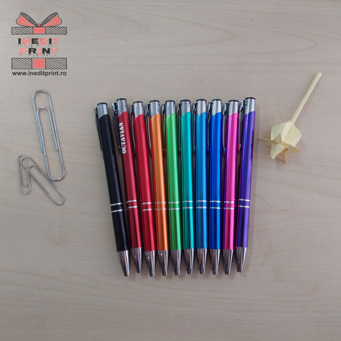 Pix metalic personalizat prin gravare laser PMC1