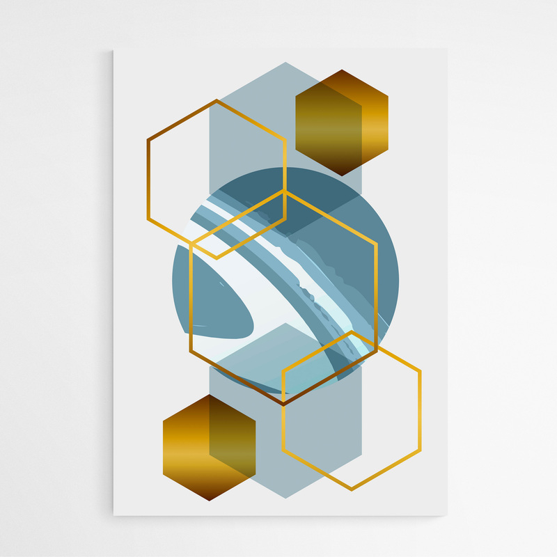 Set 4 tablouri, Intaglio, Stil Abstracte, print pe hartie foto Fine Art ...