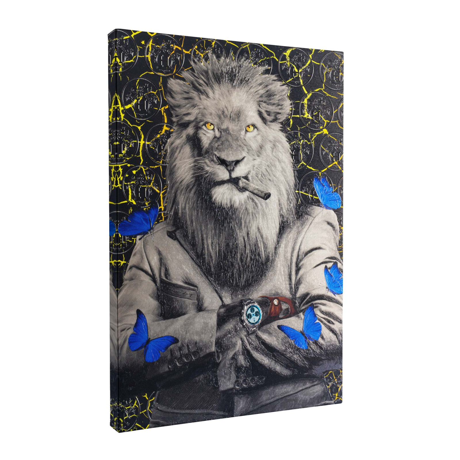 Tablou canvas, Leu, Hermes, abstract, dormitor, 50 x 70 cm