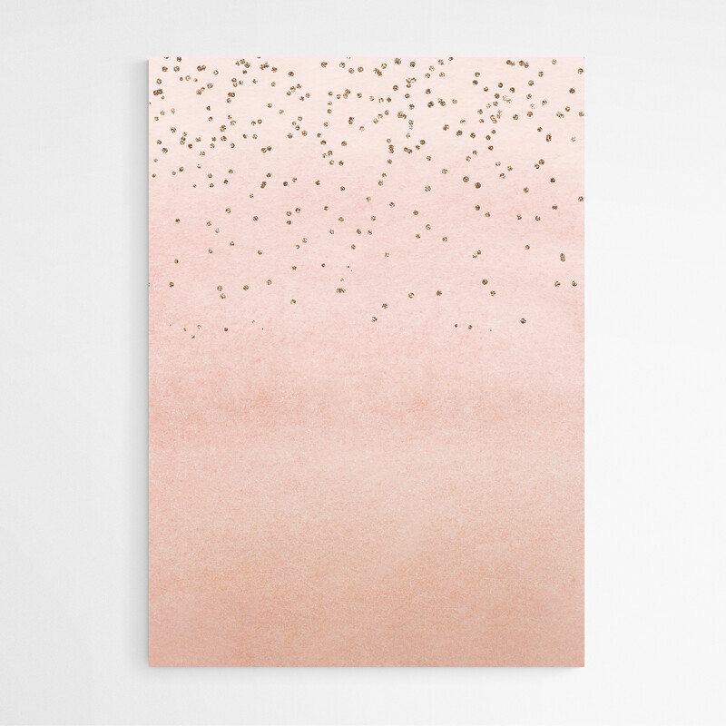 Set 3 tablouri Abstracte, Intaglio, Roz, print pe hartie foto Fine Art ...