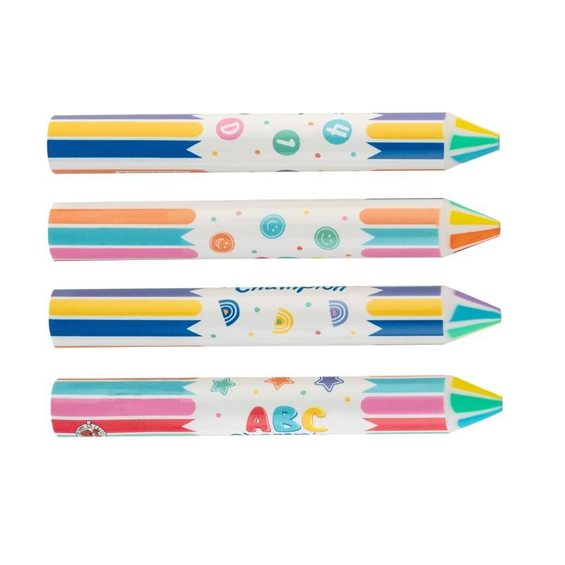 Radiera jumbo tip creion, ABC Champions
