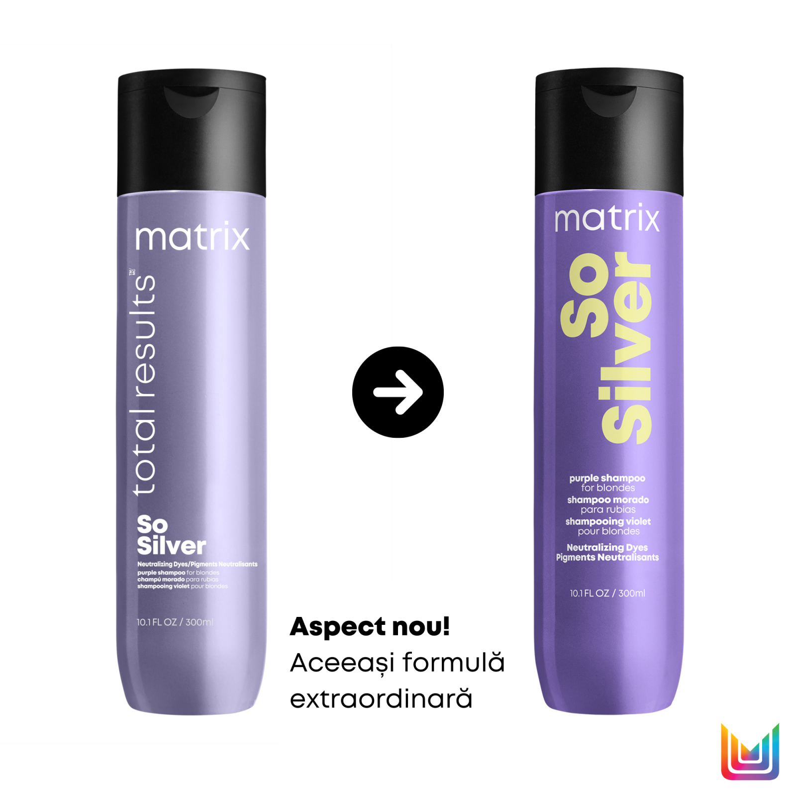 Sampon profesional pentru par blond Matrix Total Results So Silver 300ml