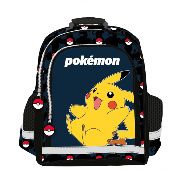 Ghiozdan Pokemon Pikachu, Pokeball pentru copii - KidMania.ro