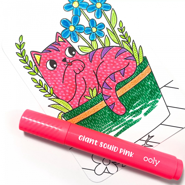 Set De Colorat Cu Modele Secrete Undercover Art Pisicute