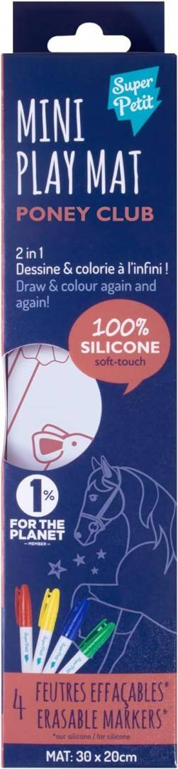 MINI Plansa de colorat din silicon - PONEI
