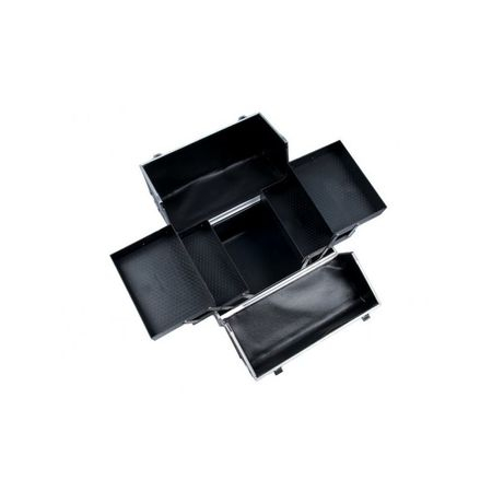 Geanta makeup Cristal Flowers, Lila Rossa, mare, silver, 38x25x28 cm ...