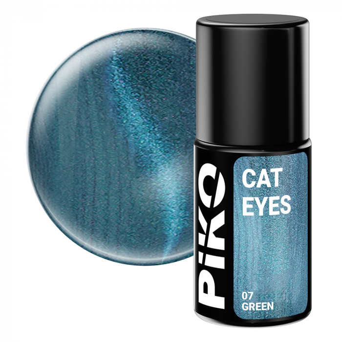 Oja semipermanenta, Piko, 7 ml, Cat Eyes, 07 Green Piko