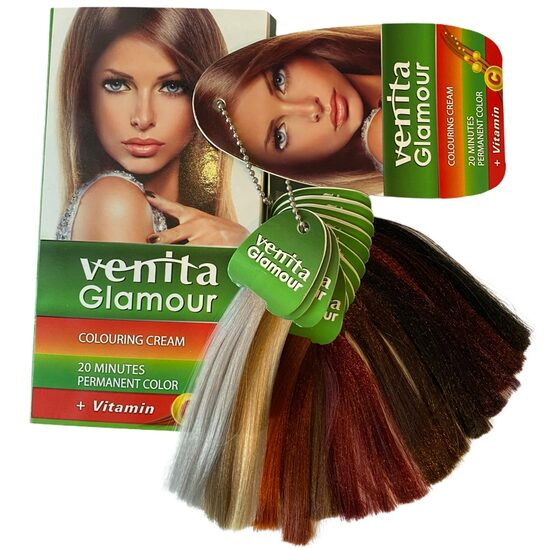 Paletar de culori vopsea de par Glamour, Venita Venita