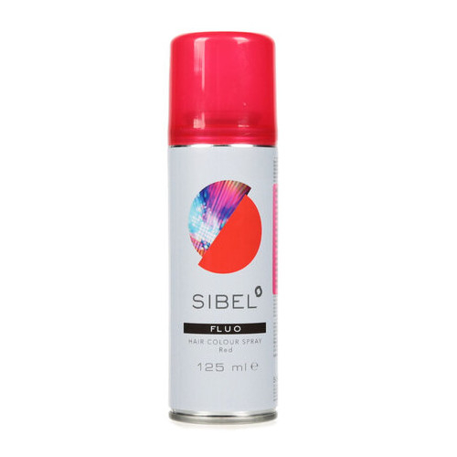 Sibel Fluo Red - Spray colorant pentru par rosu 125ml Sibel